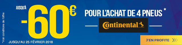 Promo pneus Continental | Euromaster